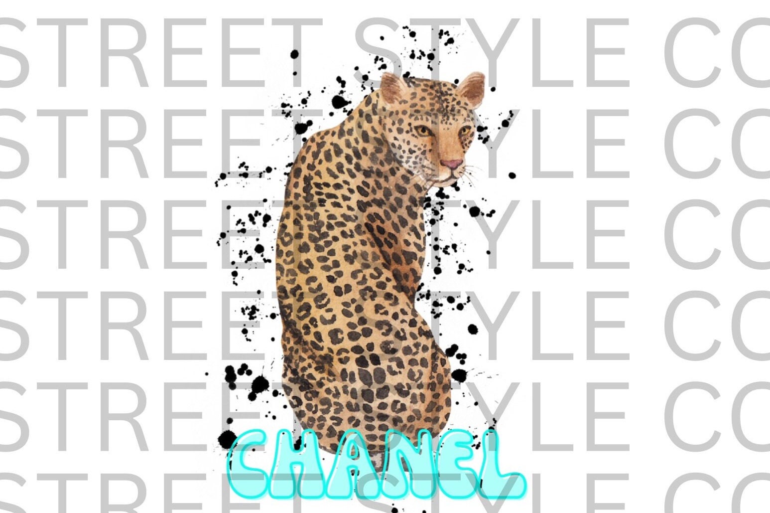 Leopard Chanel Logo