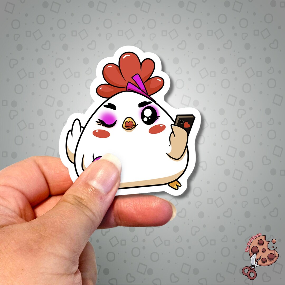Kawaii Yal Chicken Sticker Cute Chicken Stickers Puerto Rico - Etsy