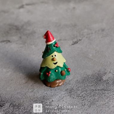Christmas Santa Claus Christmas Tree Miniature Figurine for Table ...
