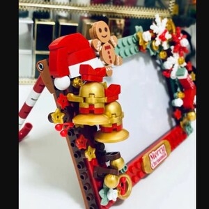 Christmas DIY Building Blocks Photo Frame 4R Photo for Housewarming ...