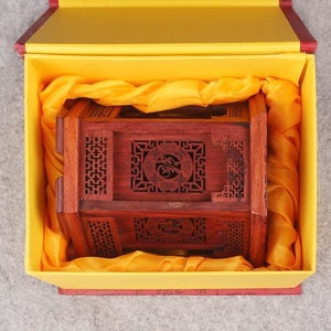 Wooden Pen Holder With Chinese Design Character Table Display as ...