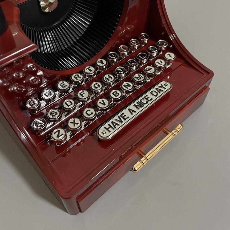 Mini Typewriter Music Box as Gift or Home Furnishings - Etsy