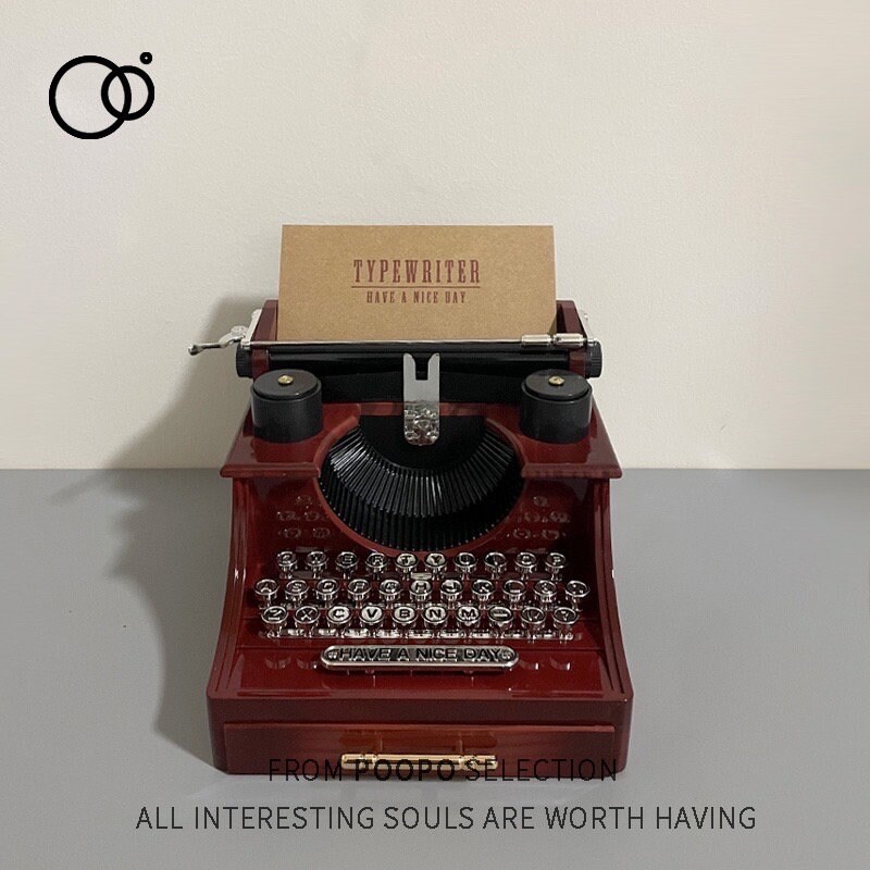 Mini Typewriter Music Box as Gift or Home Furnishings - Etsy