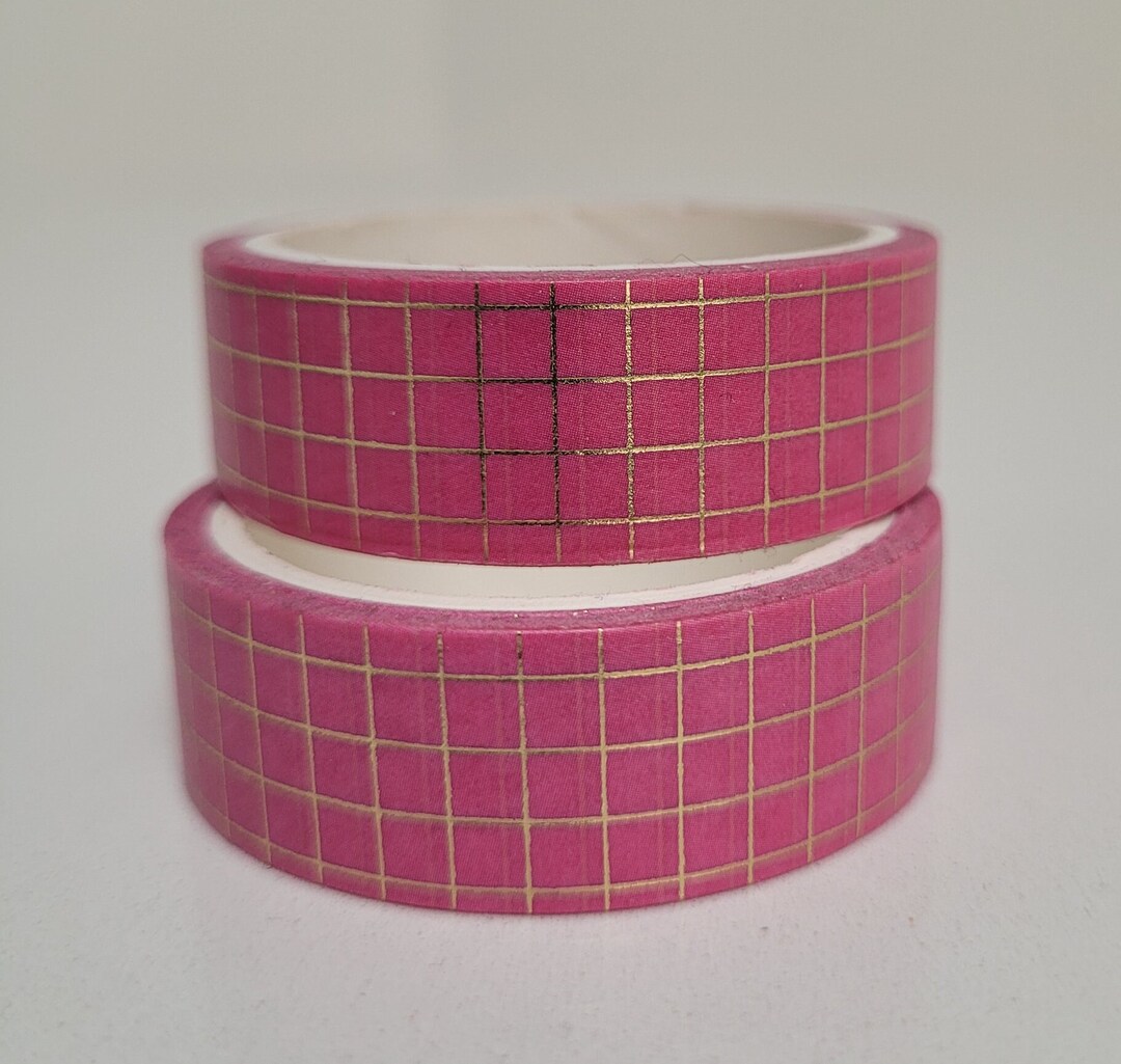 Plaid Washi Tape, Scrapbooking, 5m Length/15mm Wide, 1 Full Roll - Etsy