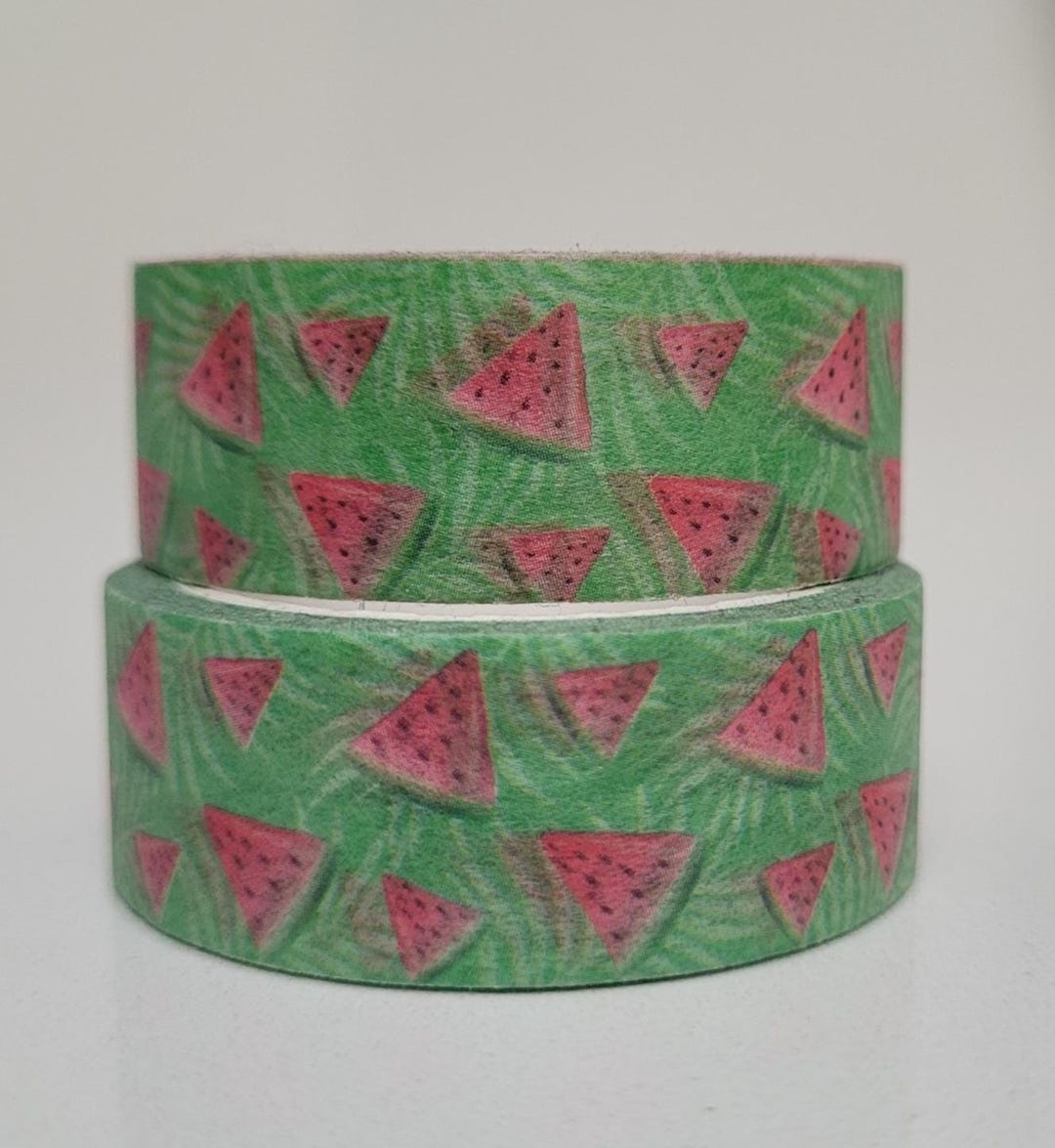 Watermelon Washi Tape, Scrapbooking, 5m Length/15 Mm Wide, 1 Full Roll ...