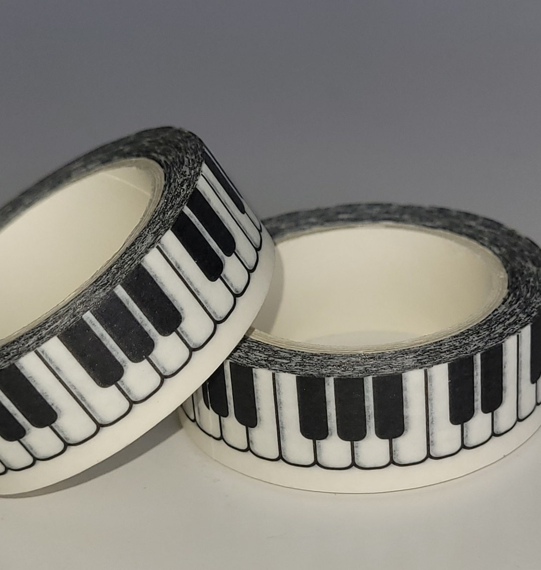 Piano Keyboard Washi Tape, Scrapbooking, 10m Length/15 Mm Wide, Full ...