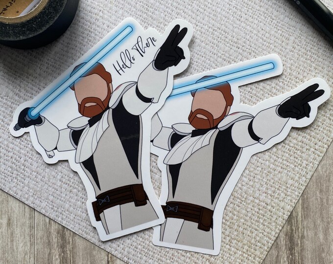 Hello There Obi-wan Meme Sticker - Etsy