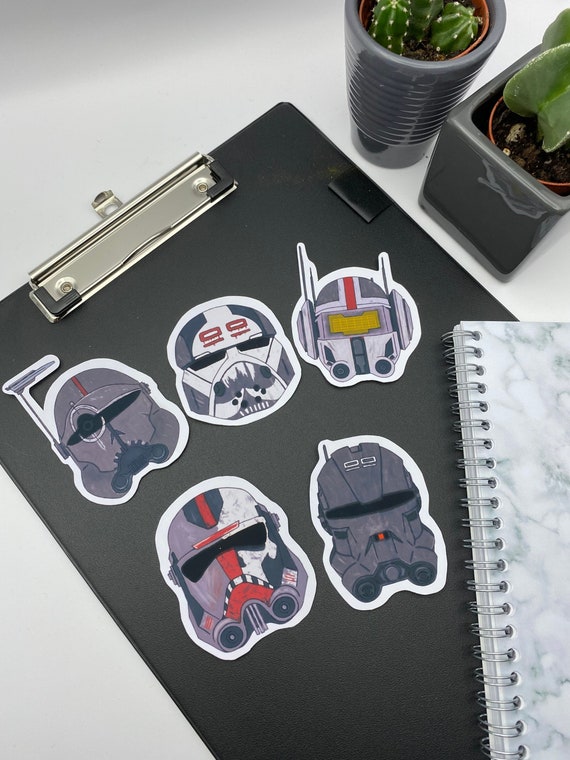 Defective Clone Helmets TBB TCW Stickers Decals STAR | Etsy