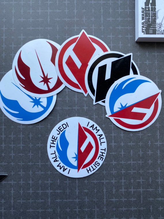 Jedi & Sith SW Symbols STAR - Etsy Australia