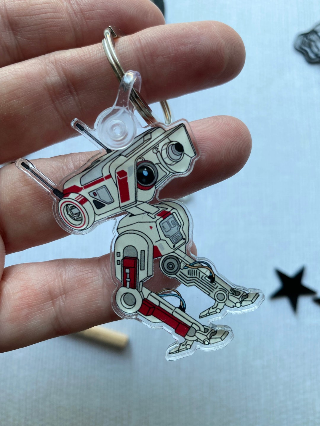 Beedee Keyring Keychain STAR - Etsy