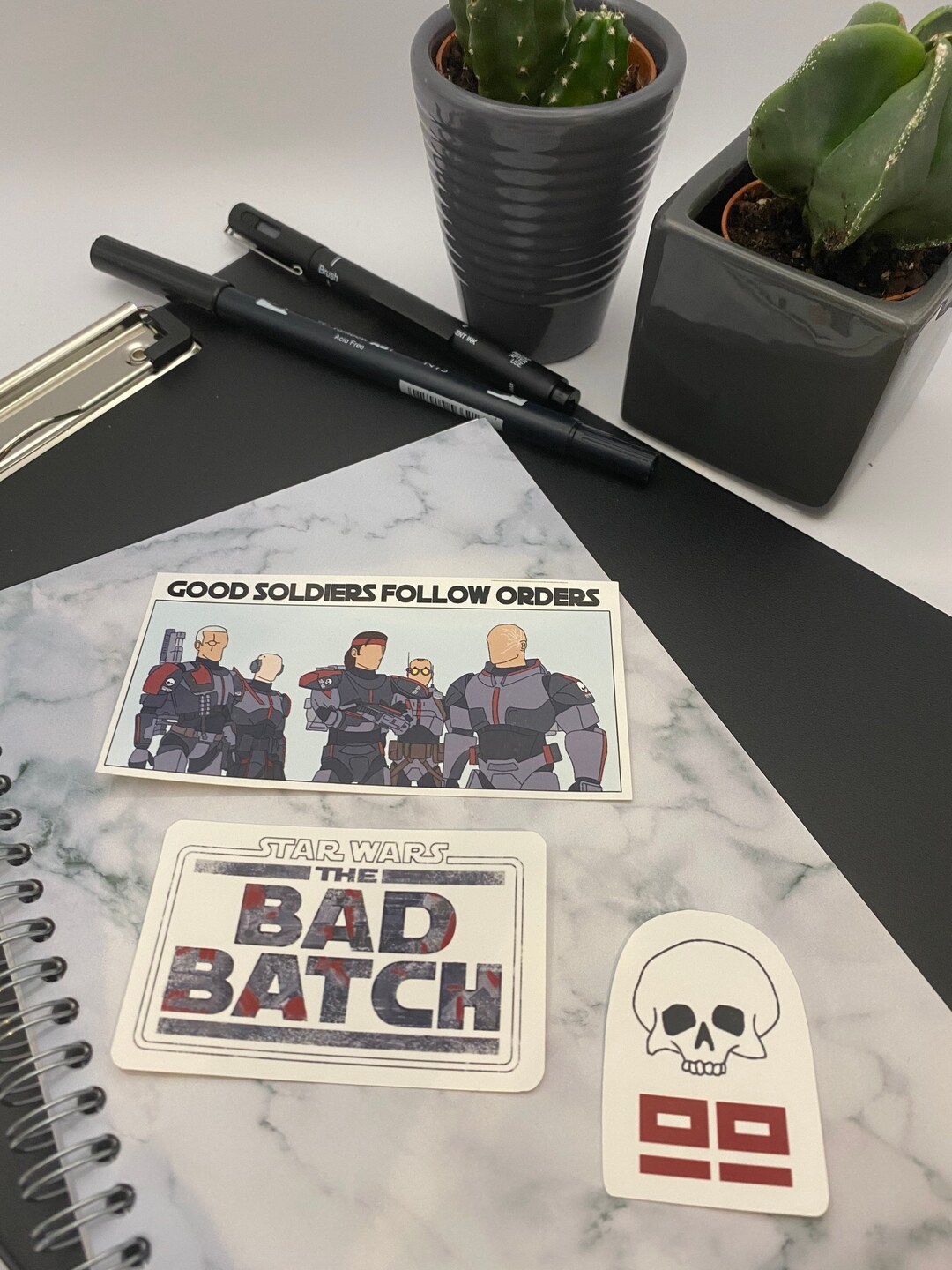 Defective Clone Squad TBB TCW Stickers Decals STAR - Etsy