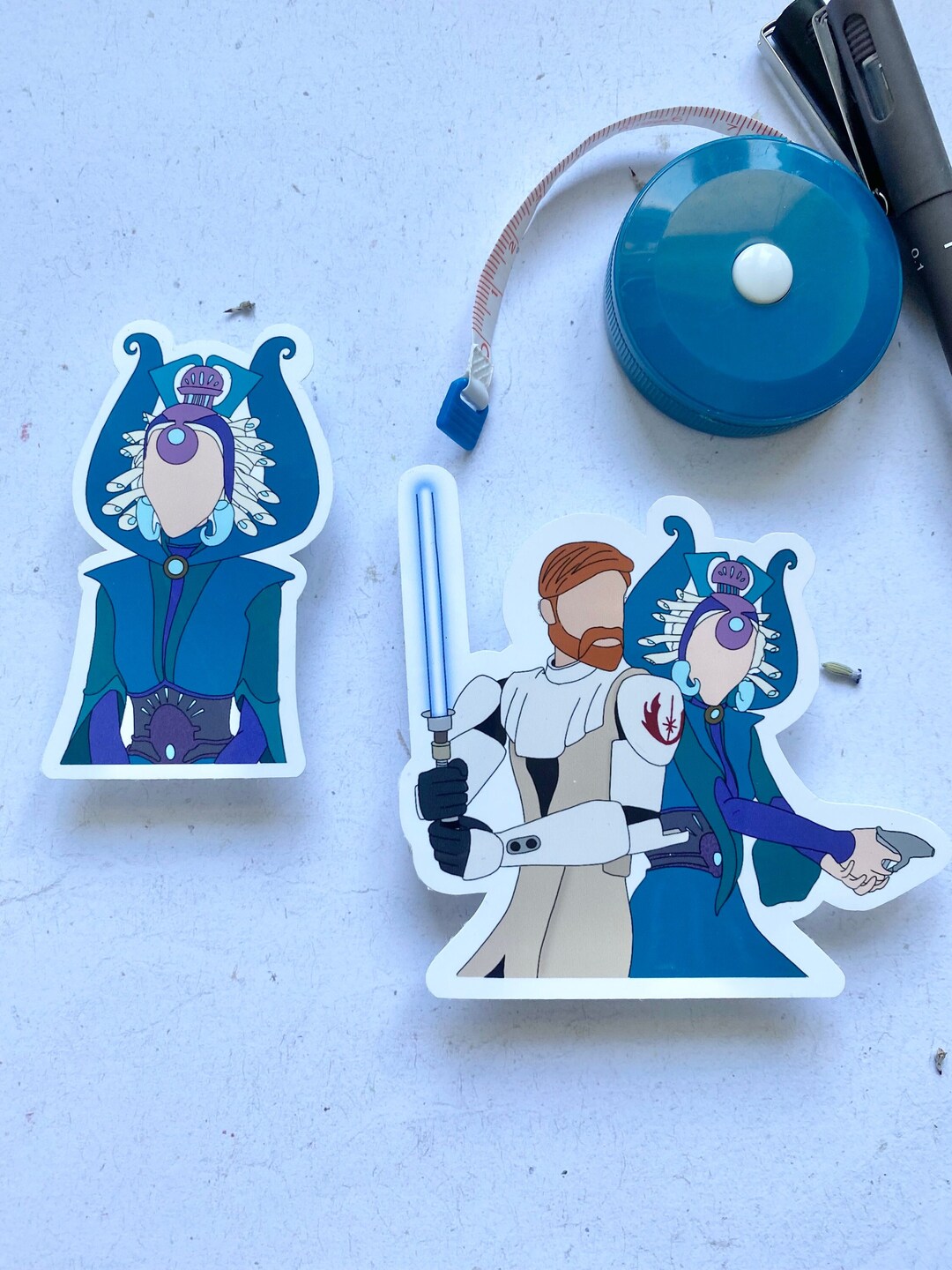 Obitine TCW Stickers Decals STAR - Etsy