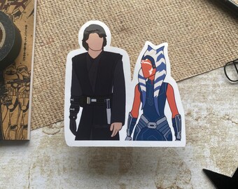 Star Wars Anakin Skywalker Darth Vader Split Waterproof Sticker - Etsy