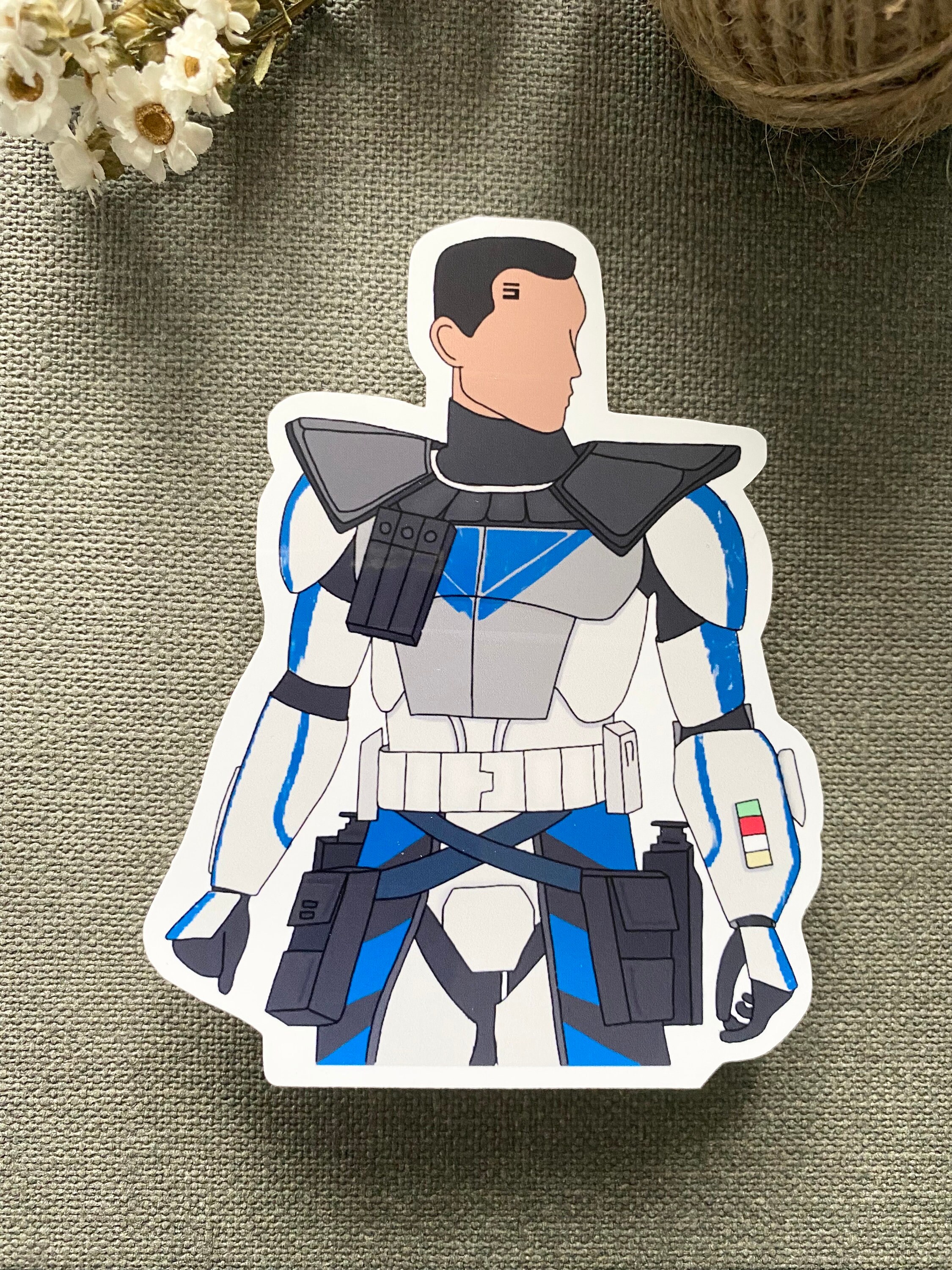 Domino Twin Fives TCW Sticker Decal STAR | Etsy