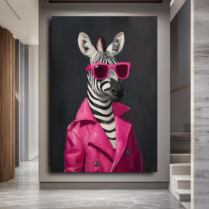 Zebra Art - Etsy