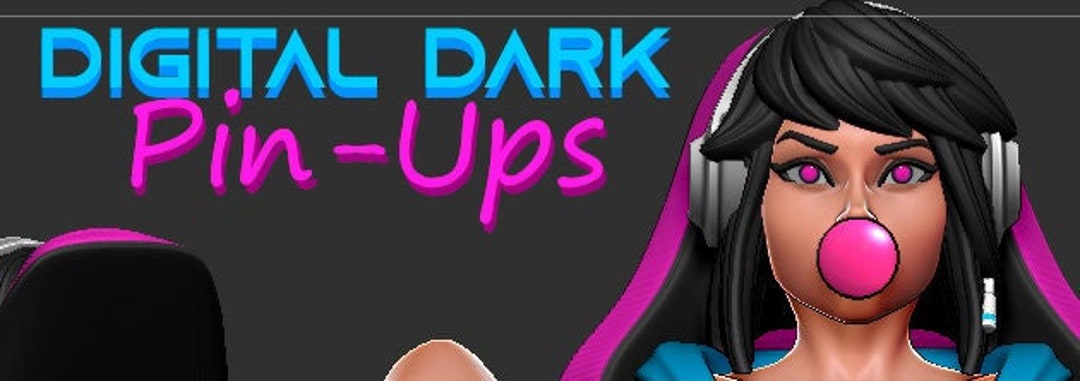 Gamer Girl 1 by Digital Dark Pinups - Etsy