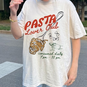 Pasta Shirt Pasta Lover Shirt Italian Summer Shirt La Dolce Vita Shirt ...