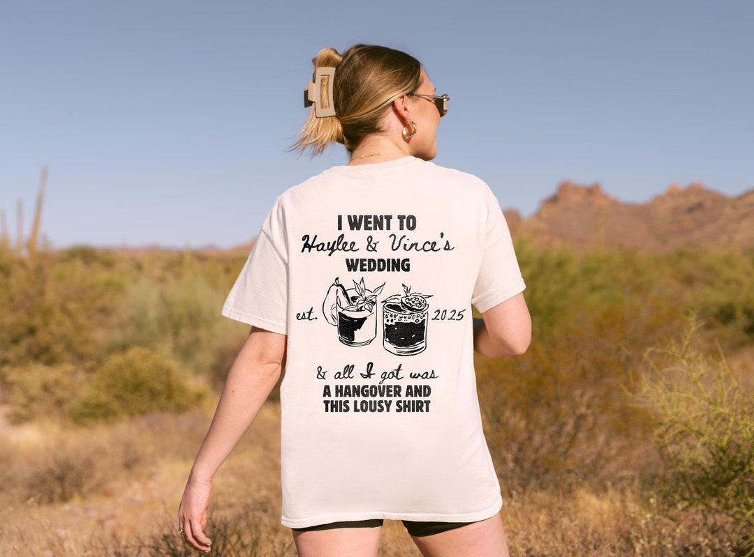 Custom Wedding Shirt Cocktail Wedding Tshirt Toss Wedding Merch Newly ...