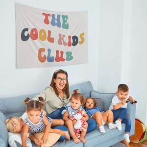 The Cool Kids Club Flag Play Room Decor Playroom Sign Play All Day Sign ...