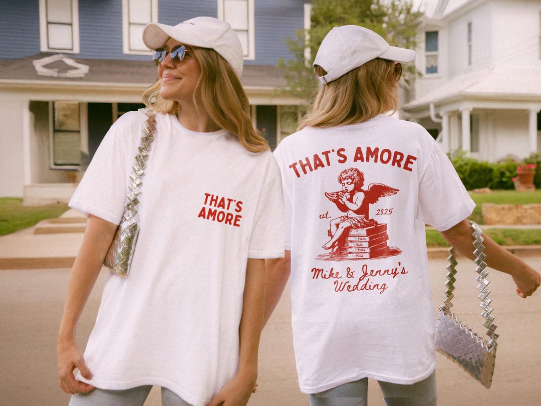 That's Amore Shirt Custom Wedding Shirt Wedding Tshirt Toss Wedding ...