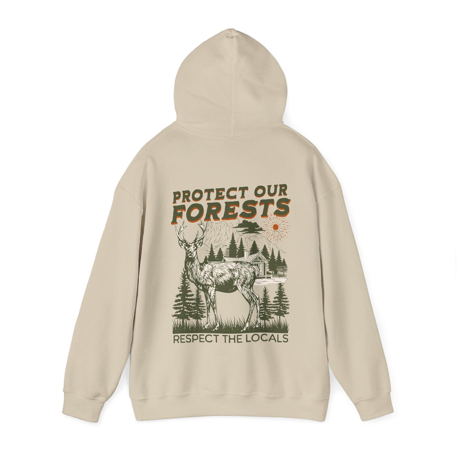 Protect Our Forests Hoodie Respect the Locals Hoodie Environmental ...