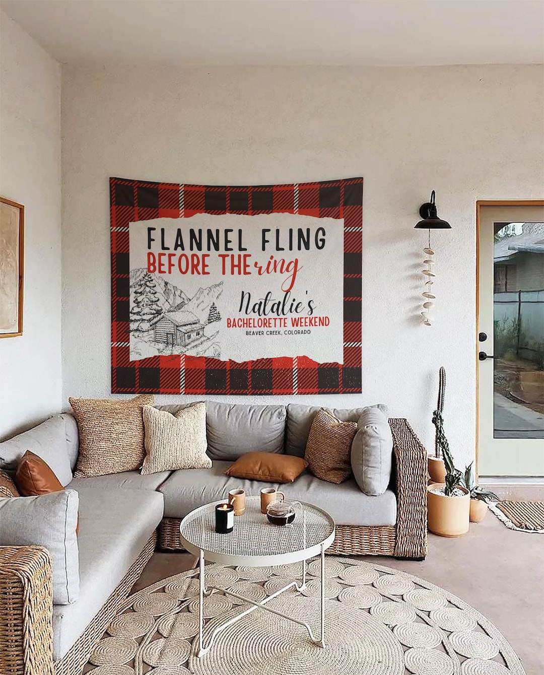 CUSTOM Banner Flannel Fling Before the Ring Bachelorette Camp ...