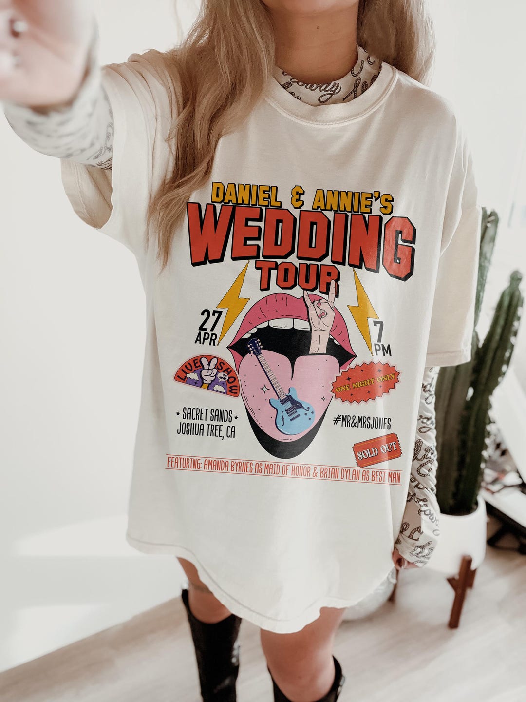 Custom Wedding Shirt Wedding Tshirt Toss Wedding Tour Merch Destination ...