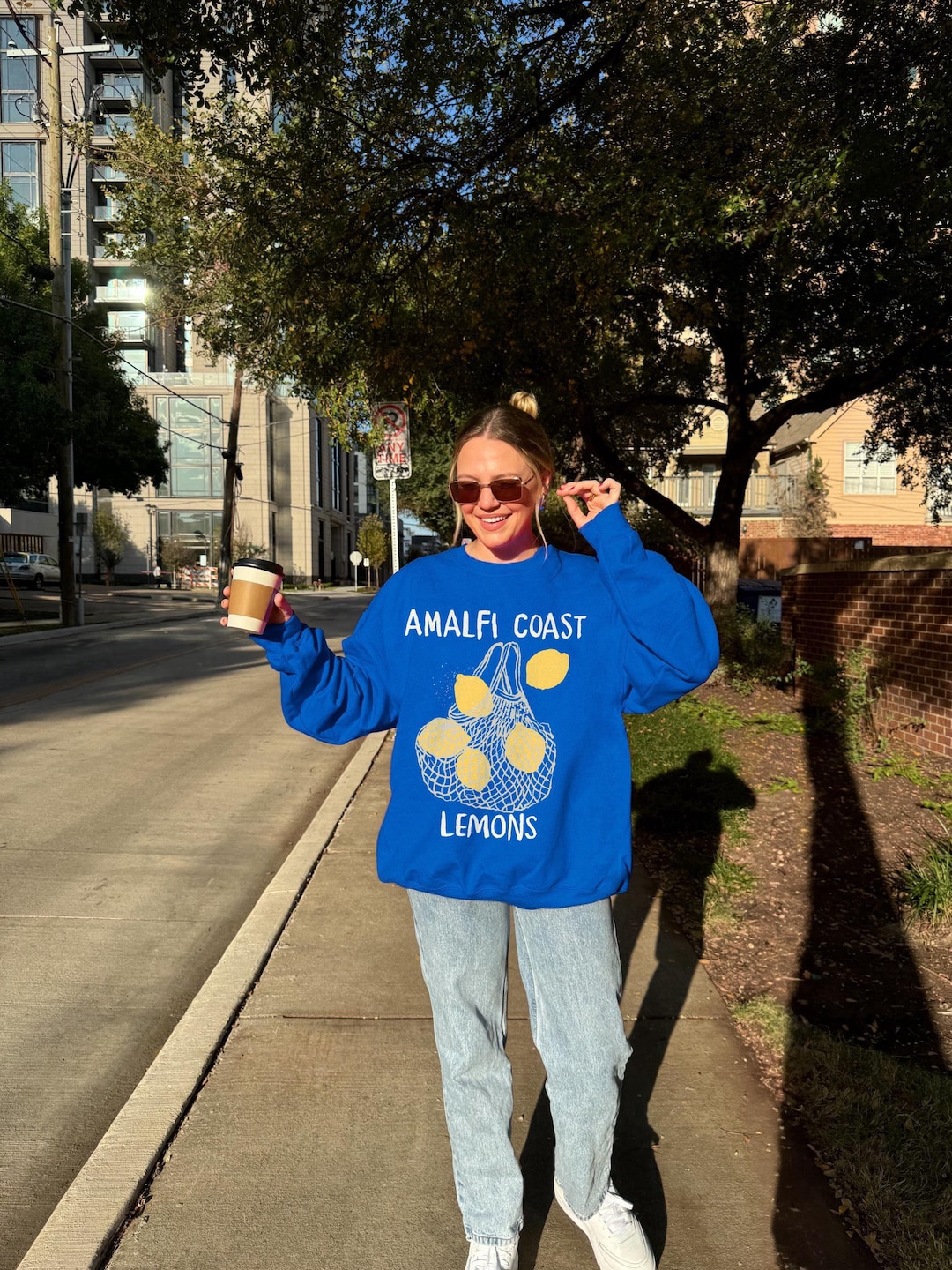 Amalfi Coast Sweatshirt Italian Sweatshirt Italian Gifts Lemon ...