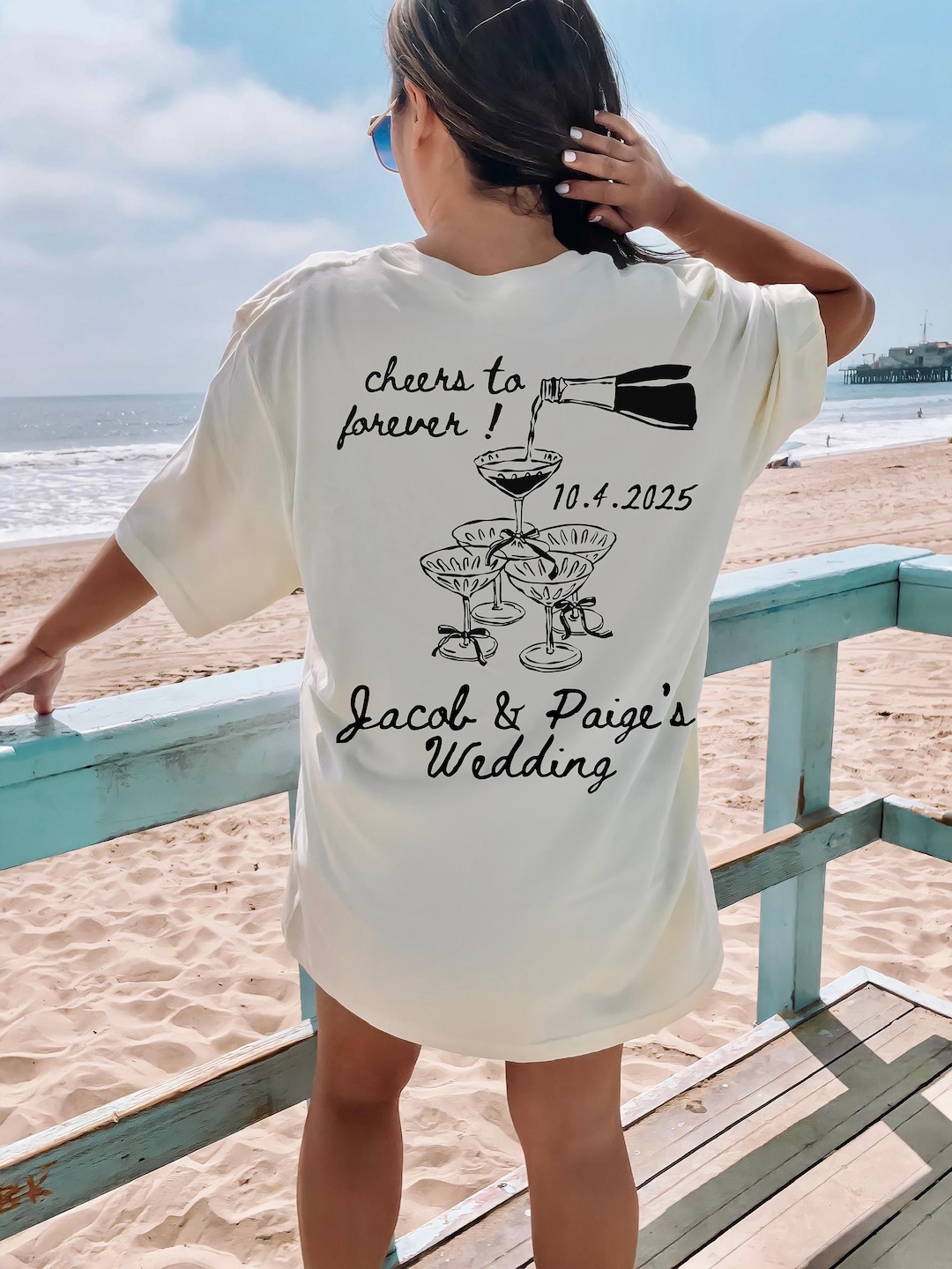 Custom Wedding Shirt Cocktail Wedding Tshirt Toss Wedding Merch I ...