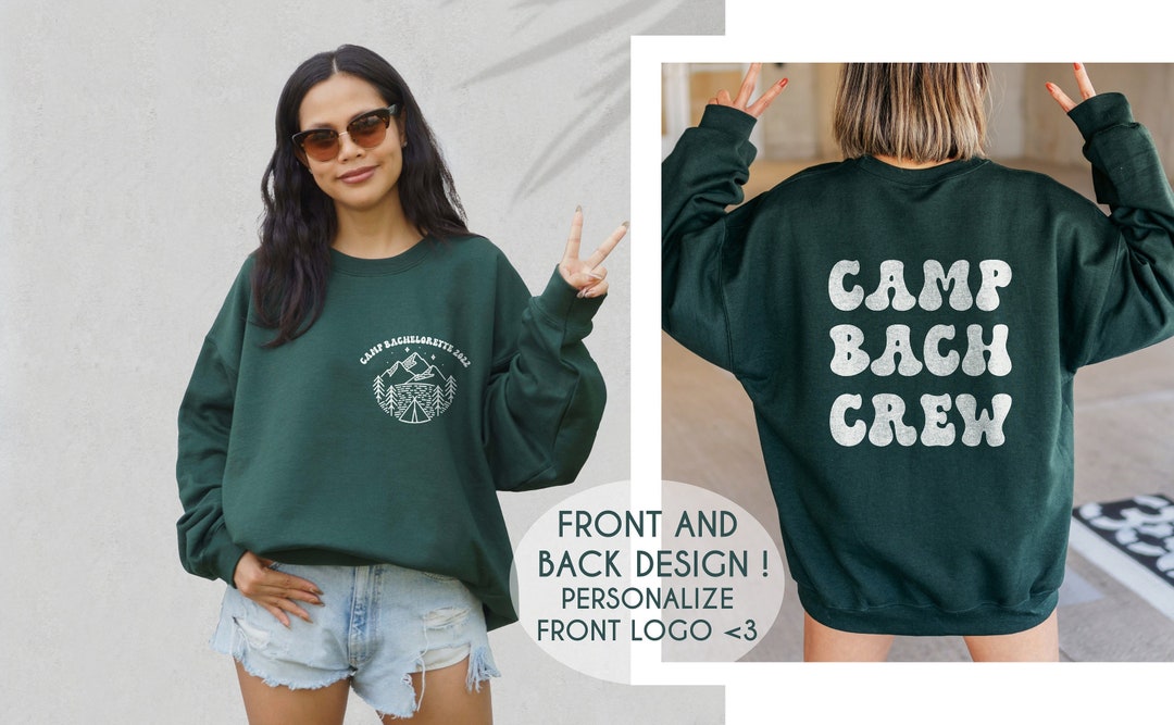 PERSONALIZED Camp Bachelorette Sweatshirt Camp Bach Crew Custom ...