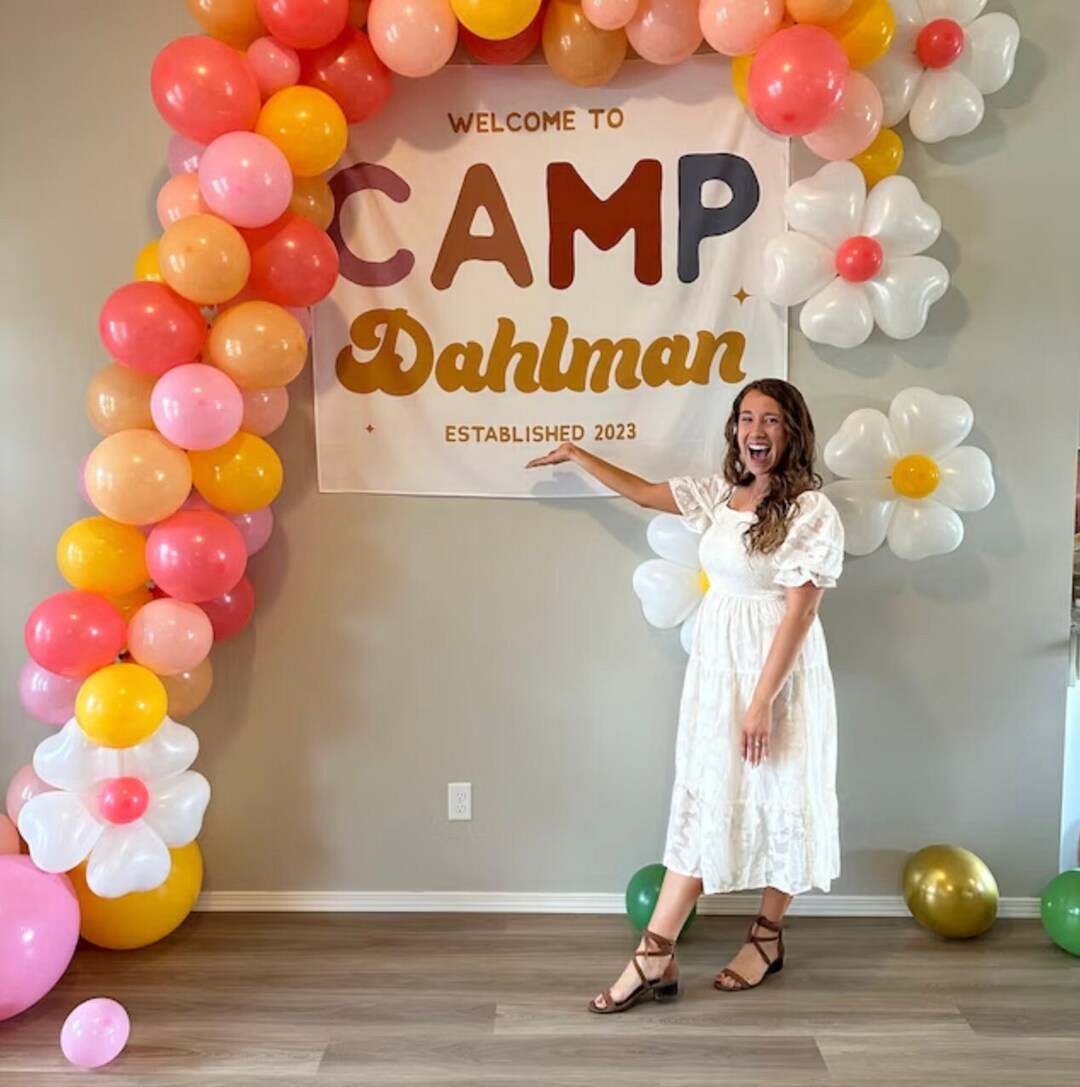 CUSTOM Tapestry Camp Bachelorette Banner Bachelorette Decor Custom ...