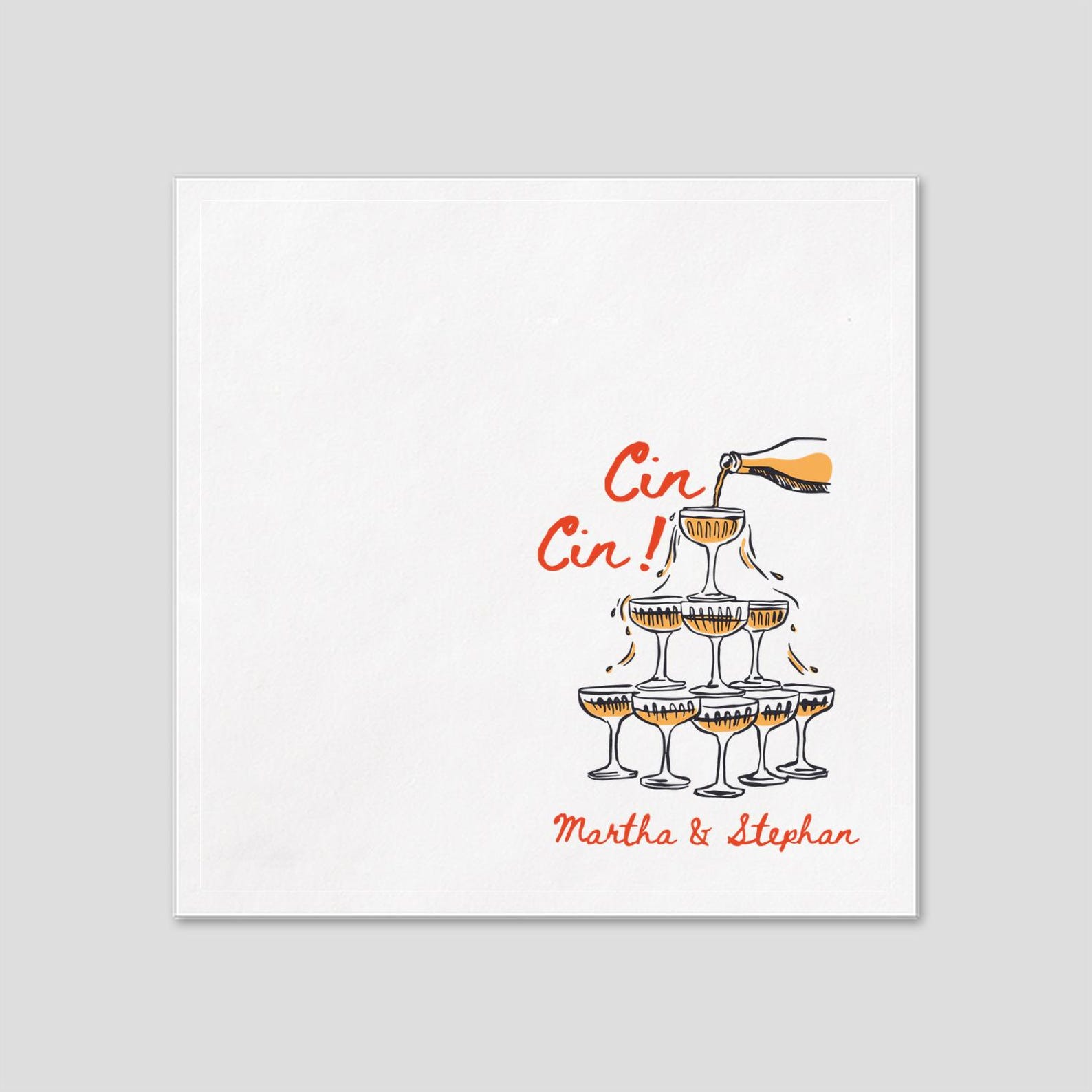 Cin Cin Napkins Italian Summer Napkin Italian Party Decor Pasta Party ...
