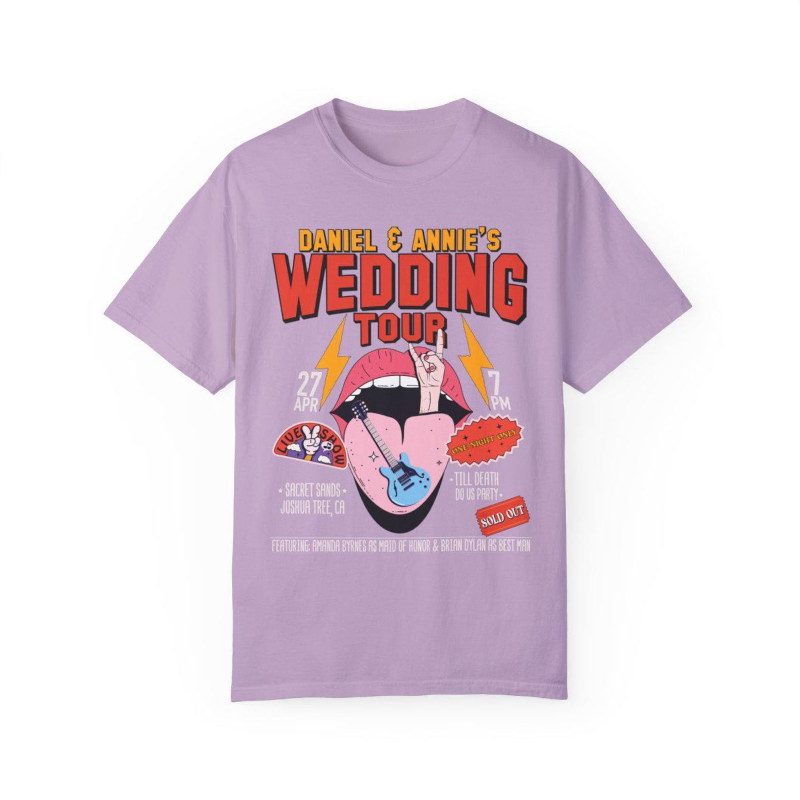 Custom Wedding Shirt Wedding Tshirt Toss Wedding Tour Merch Destination ...