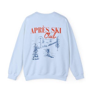 Apres Ski Sweatshirt Apres Ski Club Ski Bachelorette Winter ...
