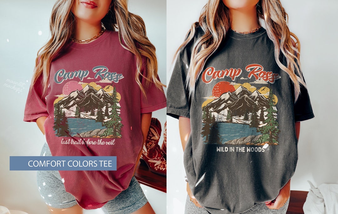 Retro Camp Bachelorette Shirts Custom Bachelorette Party Shirts Comfort ...