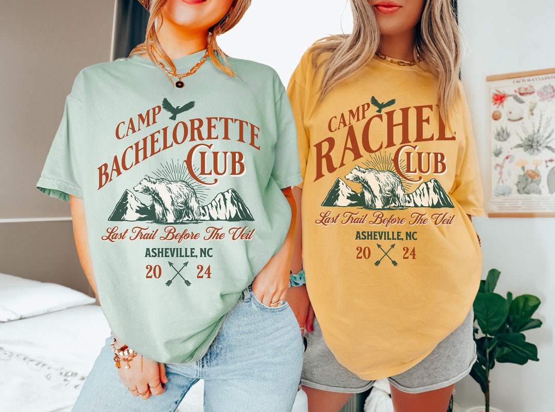 Camp Bachelorette Shirts Custom Bachelorette Party Shirts Summer Camp ...