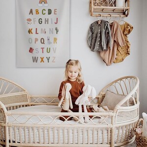 Animal Alphabet Tapestry Boho Classroom Decor Alphabet Poster ABC ...