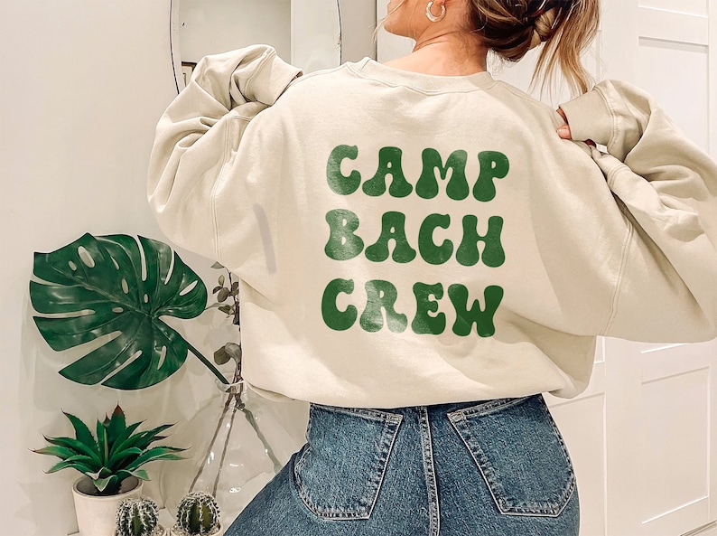 PERSONALIZED Camp Bachelorette Sweatshirt Camp Bach Crew Custom ...