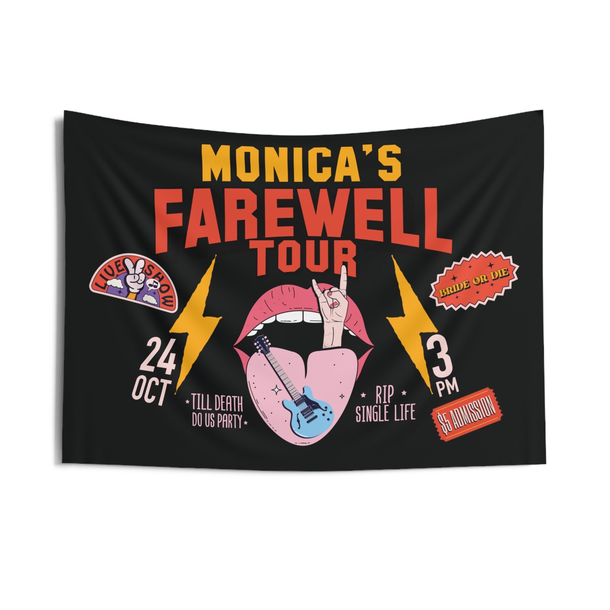 Farewell Tour Bachelorette Banner Bachelorette Decor Farewell Tour ...