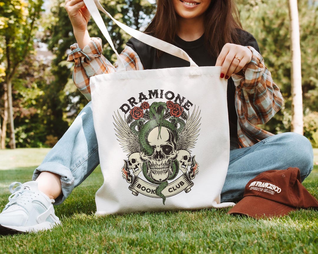 Dramione Tote Bag Dark Academia Tote Bag Book Club Tote Manacled Tote ...