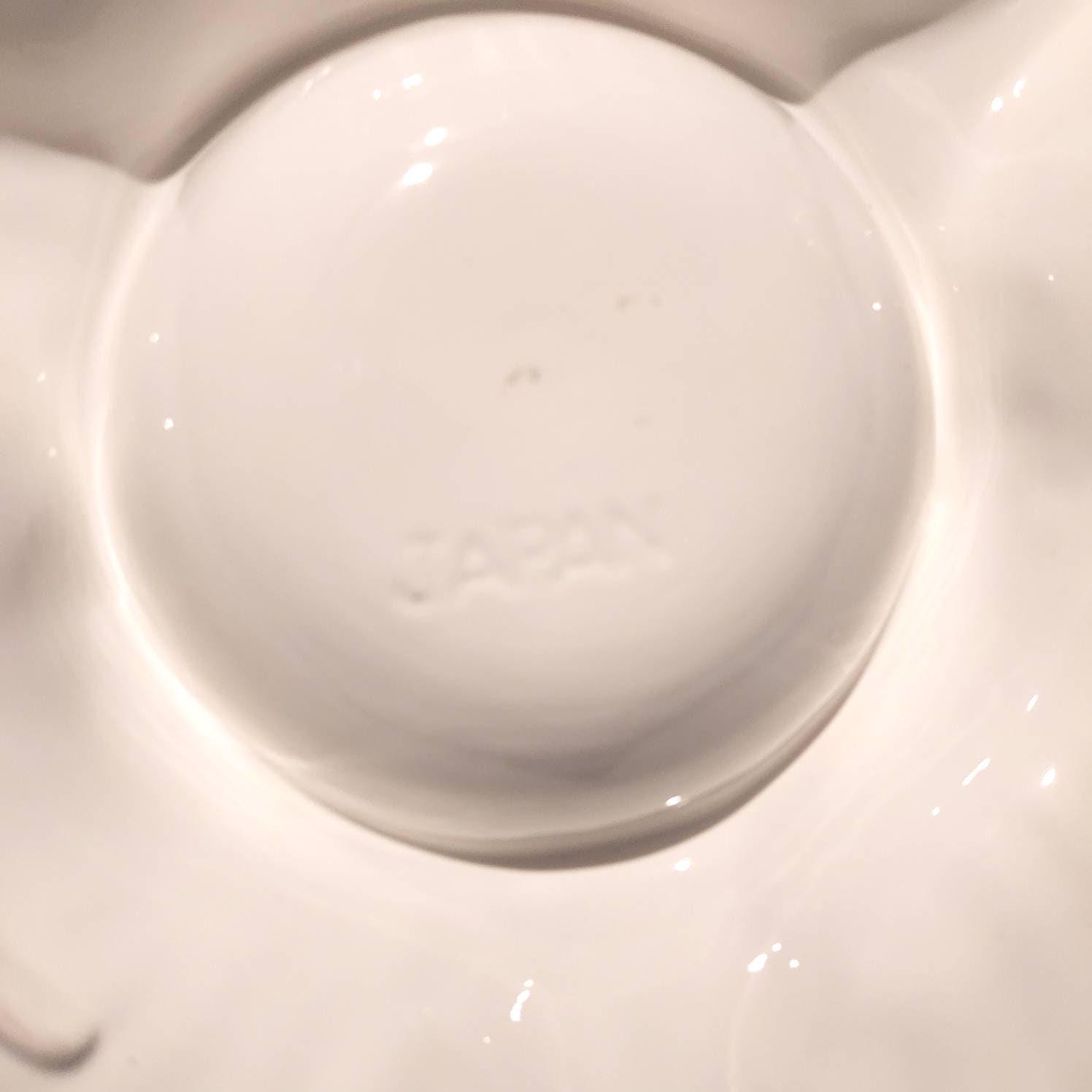 4 Compartment Shell Serving Tray. Japan. - Etsy
