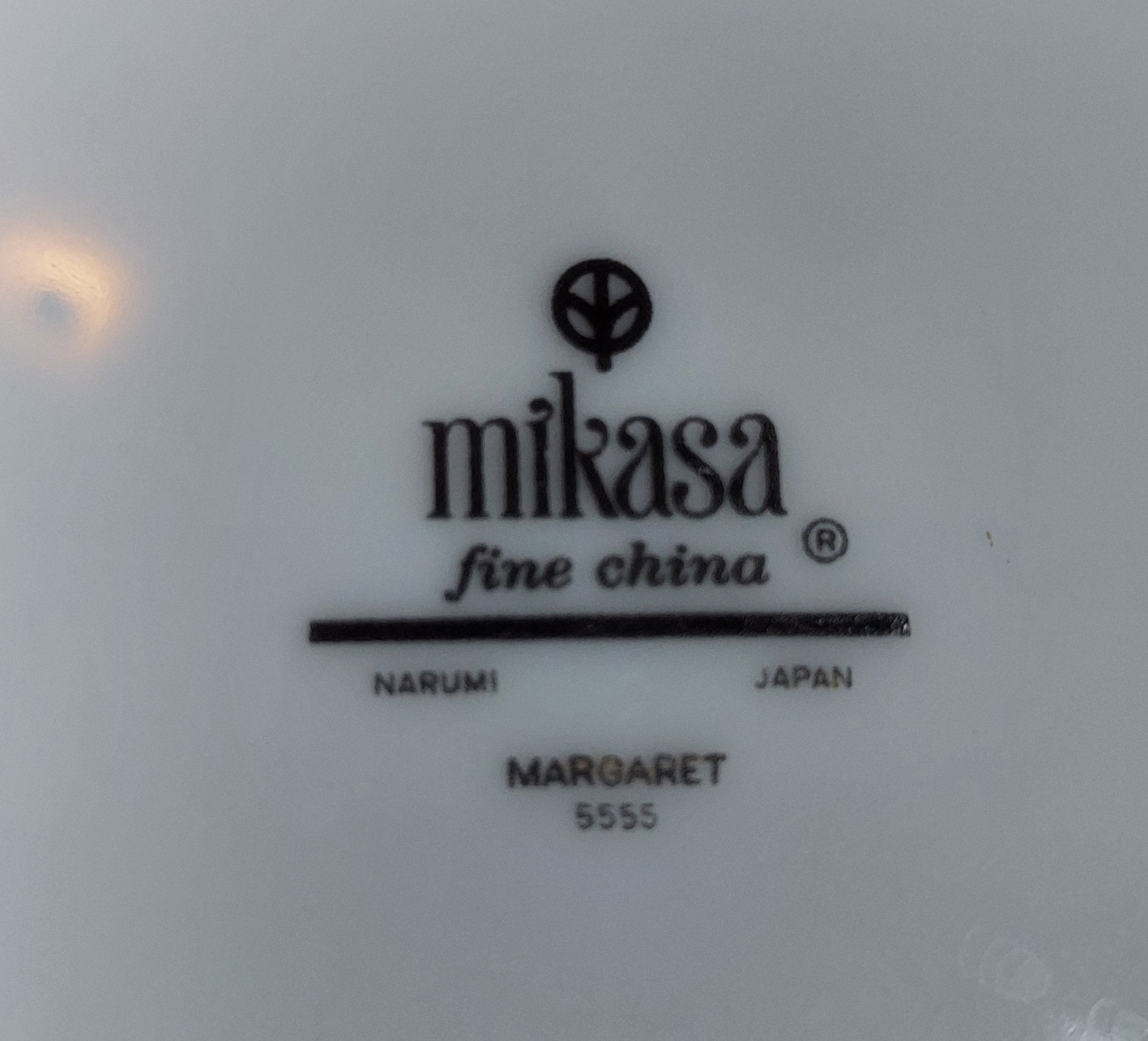 Mikasa Fine China. Narumi. Japan. Pattern: Margaret 5555. - Etsy