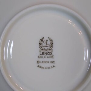 Lenox Fine China. Pattern: Solitaire. - Etsy