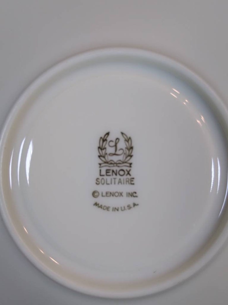 Lenox Fine China. Pattern: Solitaire. - Etsy