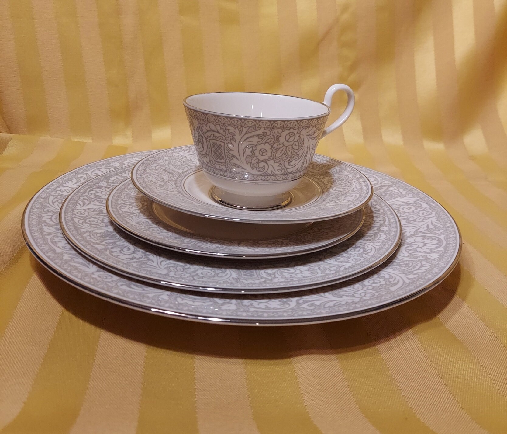 Franciscan Masterpiece China: Platinum Renaissance 5-piece Place ...