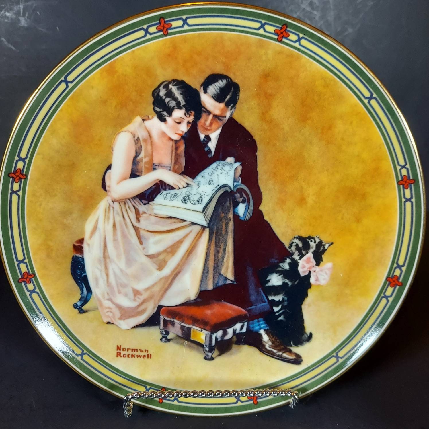 Norman Rockwell American Dream Collection Decorative Plates. Edwin M ...