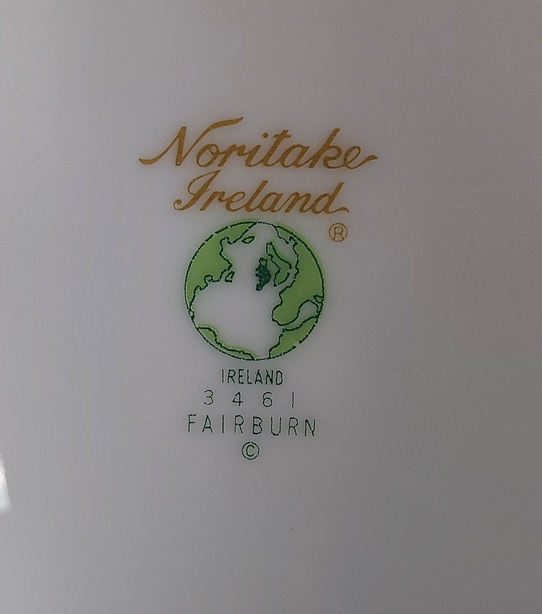 Noritake Ireland Fine China. Pattern: Fairburn 3461. Dinner and Salad ...