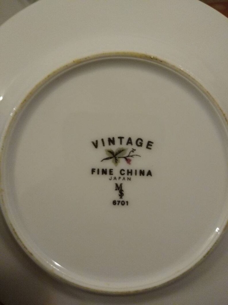Fine China of Japan. Pattern: Vintage 6701 - Etsy