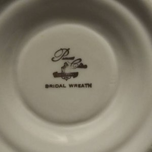 Princess China Tru-tone. Pattern: Bridal Wreath. 7 Piece Place Setting ...
