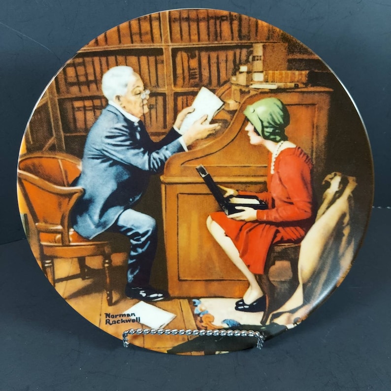Norman Rockwell Heritage Collection Decorative Plates. Edwin M. Knowles ...